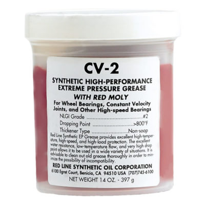 Red Line CV-2 High Performance Synthetic Grease - Car Service Packs