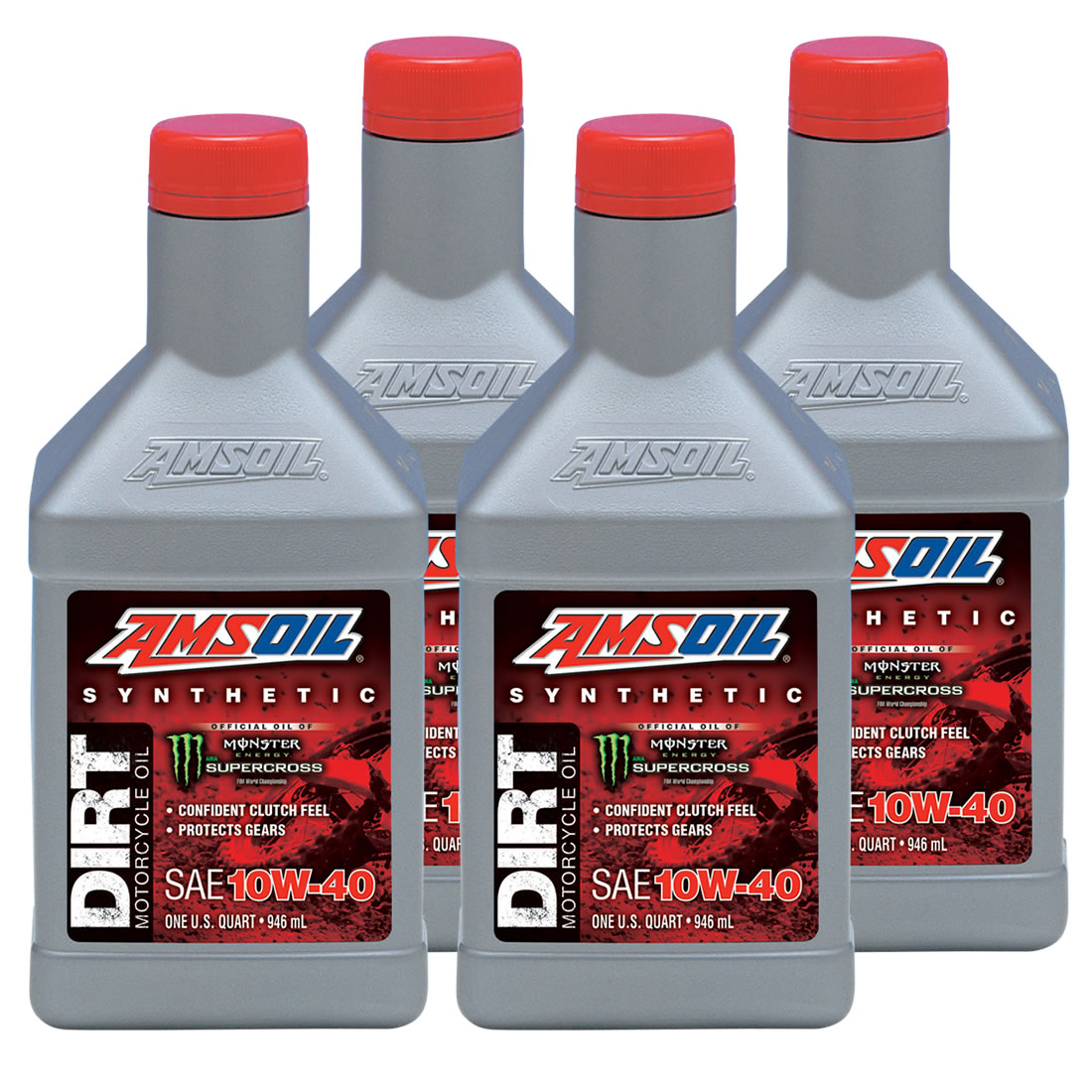Amsoil 10W40 Fully Synthetic Dirt Bike Oil- Car Service Packs
