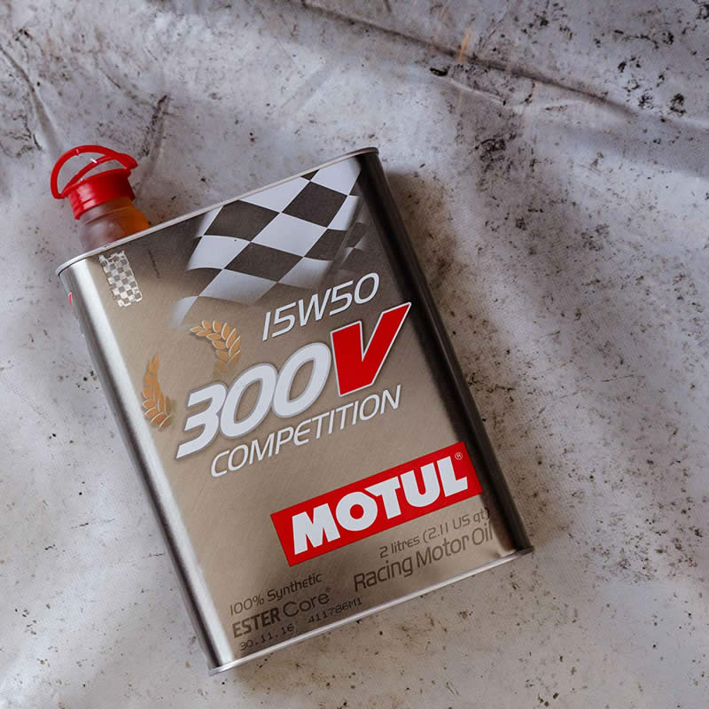 Motul 300V Competition 15W50 Ester Synthetic Engine Oil - Car Service Packs