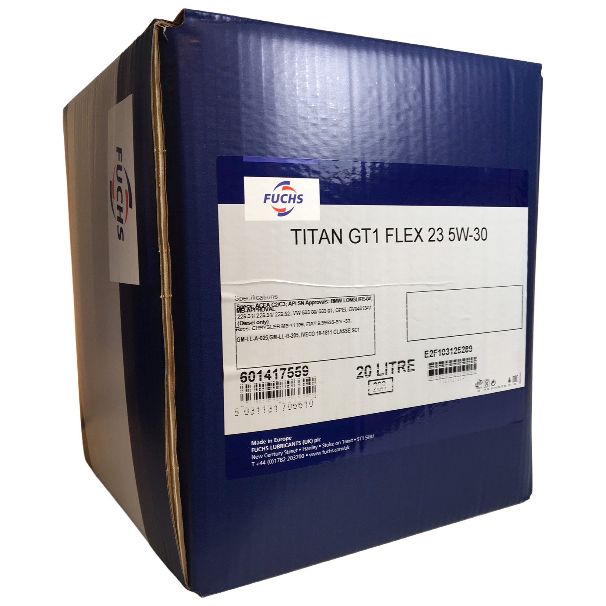 Fuchs Titan Flex 23 5W-30 Fully Synthetic Engine Oil - Car Service Packs
